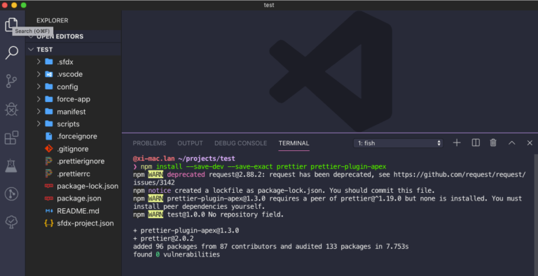 How To Configure Prettier Apex VSCode (Video) - SalesforceWay